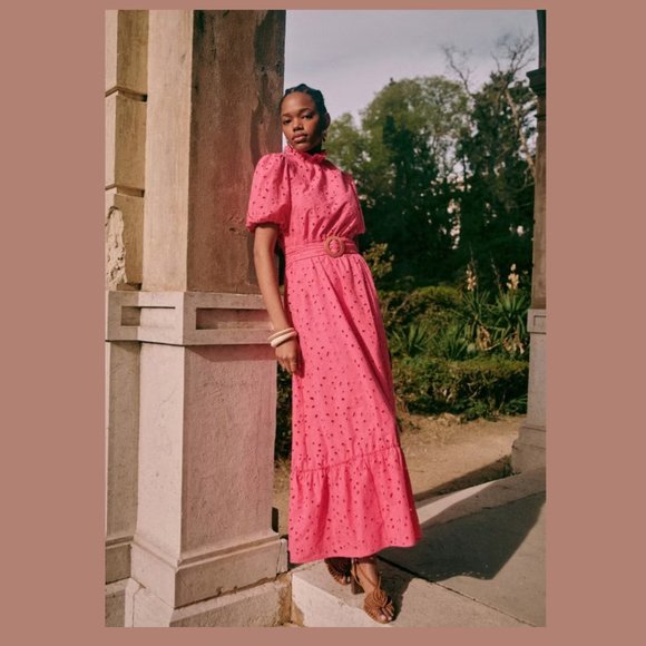 Sezane | Dresses | Sezane Prune Dress In Fuschia Sz 8 Nwt | Poshmark
